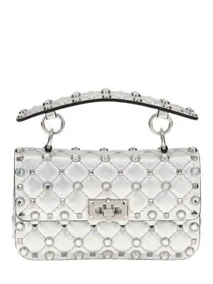 Valentino Garavani Studded Small Shoulder Bag - White