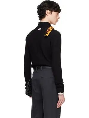 Bottega Veneta Felted Wool Jumper - Black