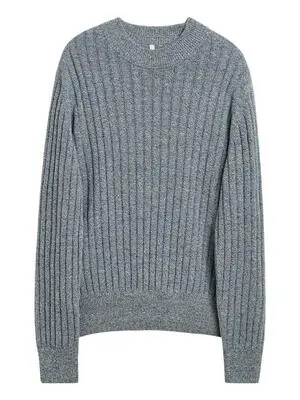 SUNFLOWER Crew Neck Long Sleeve Sweater - Gray
