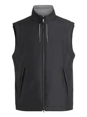 Zegna Reversible Brezza Vest - Black