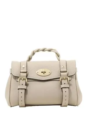 Mulberry Leather Shoulder Bag - Nude