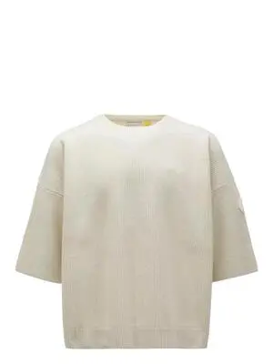 Moncler Ribbed Wool Jumper - White