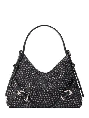 Givenchy Voyou Crystal Nano Shoulder Bag - Black