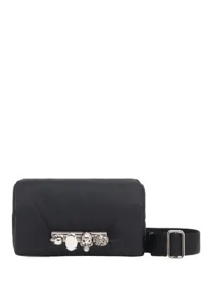 Alexander McQueen Puffy Embellished Padded Belt Bag - Black