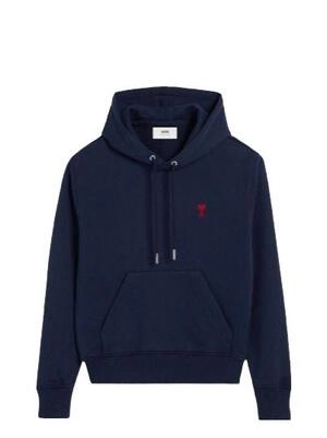 AMI Paris Ami De Coeur Drawstring Hoodie No