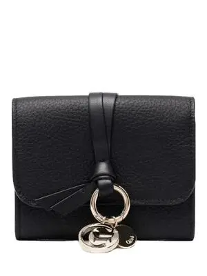 Chloé Alphabet Tri-fold Wallet - Black