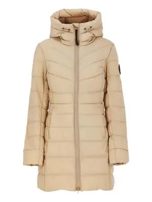 Canada Goose Canada Goose Clair Hooded Quilted Coat Light Brown