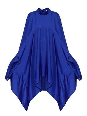 LANVIN Asymmetrical Pleated Top - Blue