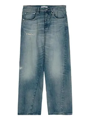SUNFLOWER Distressed Denim Trousers - Blue