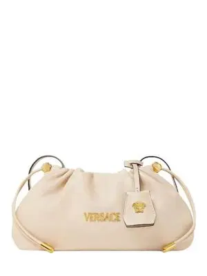 Versace Medusa Tag Shoulder Bag - Nude