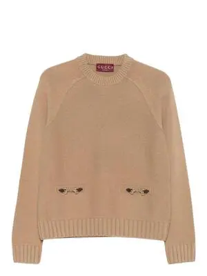 GUCCI Gucci Horsebit Detailed Knit Sweater