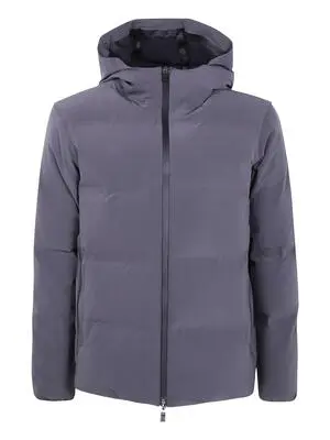 Herno Herno Hooded Down Jacket Gray