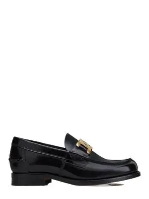 TOD'S Chain-linked Loafers - Black