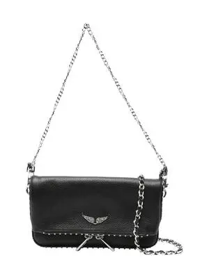 Zadig&Voltaire Rockstuds Shoulder Bag - Black