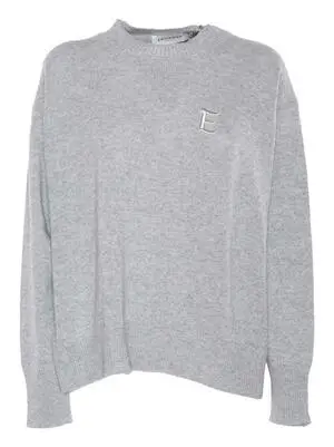 Ermanno Scervino Long Sleeve Sweater - Grey