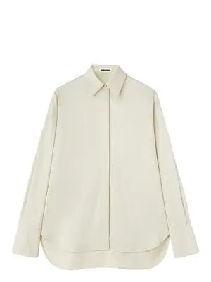JIL SANDER Long Sleeve Shirt - White