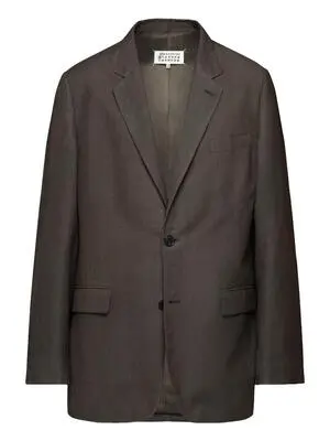 MAISON MARGIELA Single-breasted Tailored Blazer - Black