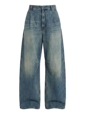 MAISON MARGIELA Mm6 Maison Margiela High Waist Wide Leg Jeans