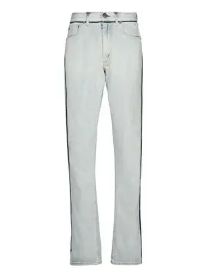 MAISON MARGIELA Light Wash Detailed Jeans - Blue