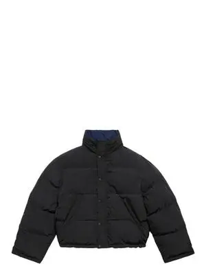 Balenciaga Loop Sports Icon Reversible Puffer Jacket - Black