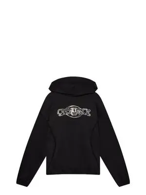 Casablanca Oversized Panelled Hooded Sweatshirt - Black
