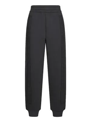 Fendi Sweatpants With Logo Detail - Black