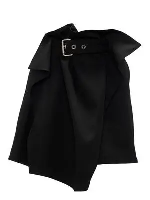 J.W.ANDERSON Jw Anderson Fold Over Mini Skirt - Black
