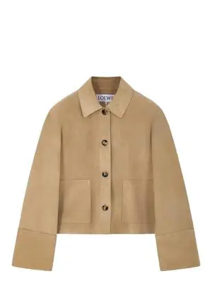 LOEWE Loewe Long Sleeve Leather Jacket