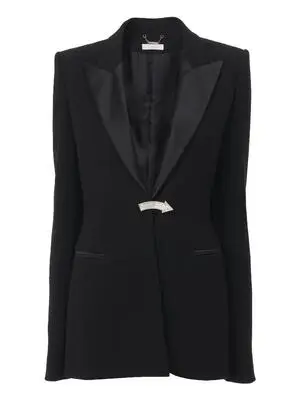 Chloé Embellished Tuxedo Blazer - Black