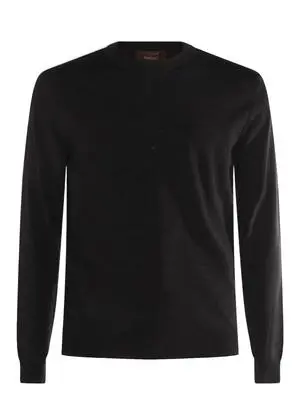 ZANONE Crewneck Long-sleeve Jumper - Black