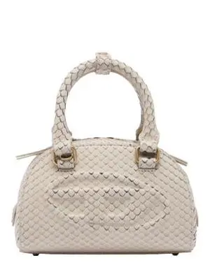 DIESEL® 1dr Dome Crossbody Shoulder Bag - Beige