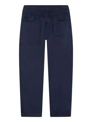 Kenzo Logo Embroidered Trousers - Black