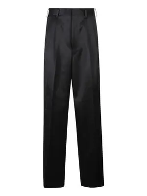 Junya Watanabe Straight Leg Tailored Trousers - Black