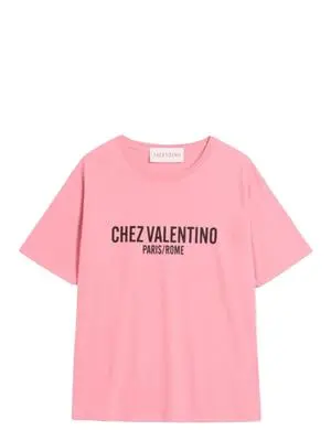 Valentino Garavani Chez Printed T-shirt - Pink