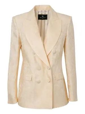 Etro Etro Floral Jacquard Blazer Nude