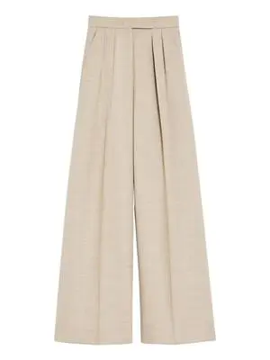 MAX MARA Max Mara Button Detailed Wide-Leg Trousers