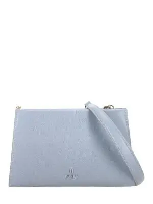 Furla Embossed Logo Clutch Bag - Gray