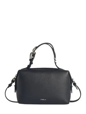 Furla Logo Detail Top Handle Bag - Black