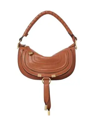 Chloé Mini Marcie Shoulder Bag - Clay Brown