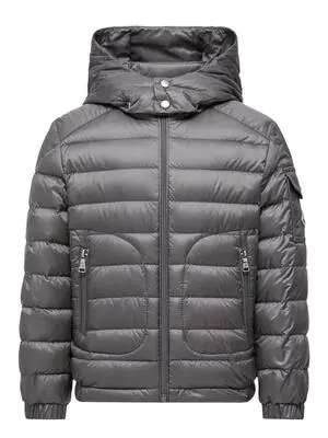 Moncler Moncler Enfant Lauros Hooded Down Jacket Grey
