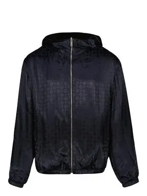 Givenchy 4g Motif Reversible Hooded Jacket - Black