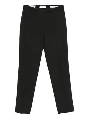 Peserico Tapered-leg Trousers With Pressed Crease - Graphite