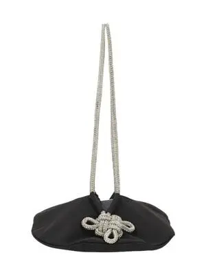 Kara Cosmic Ufo Shoulder Bag - Black