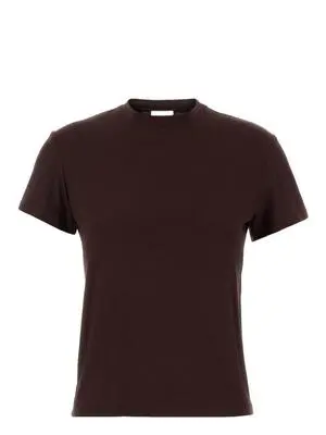 Magda Butrym Magda Butrym Fitted T-Shirt With Embroidered Logo Black