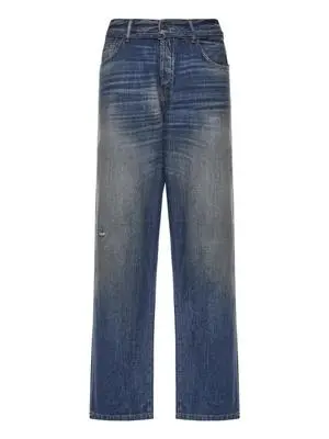 Acne Studios Distressed Wide-leg Jeans - Blue