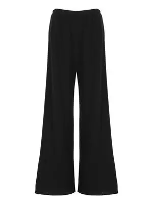 THE ROW Straight-leg Trousers - Black