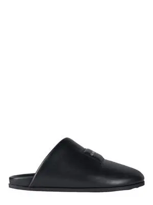 Givenchy Logo Patch Slippers - Black