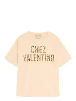 Valentino Garavani Chez Floral Print T-shirt - Birch
