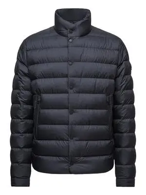 Moncler Moncler Lyco High-Neck Quilted Jacket Blue