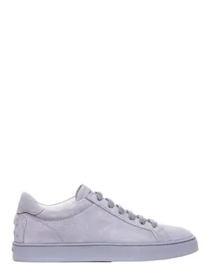 TOD'S Logo Detail Round Toe Sneakers - Grey
